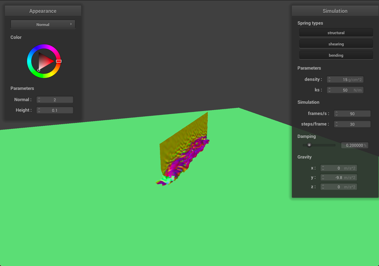 Project 4 - Cloth Sim | sp22-project-webpages-asdegoyeneche